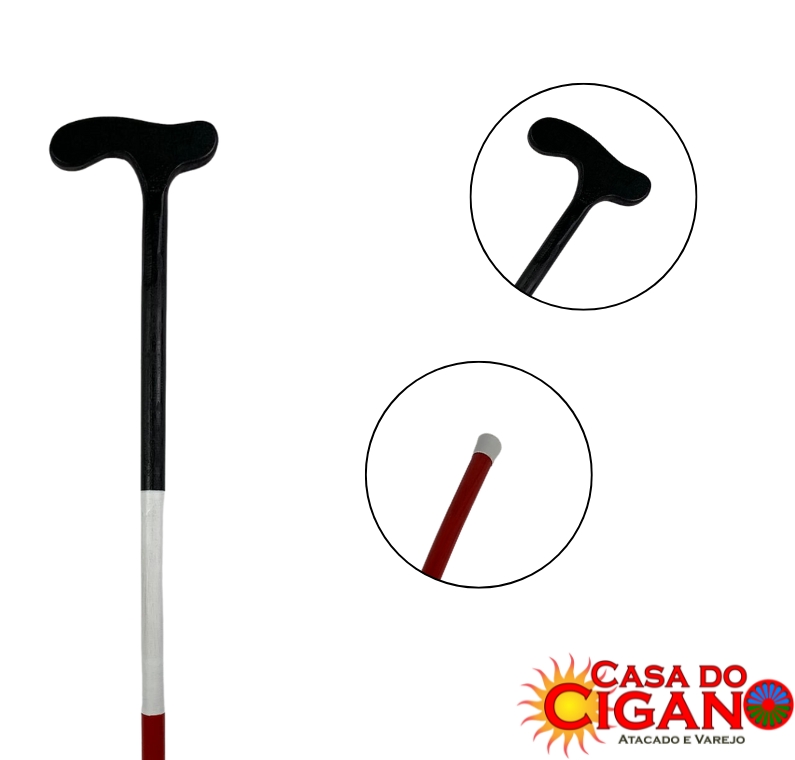 Bengala - Tricolor - 80cm - Casa do Cigano - A Maior Loja de Umbanda e ...