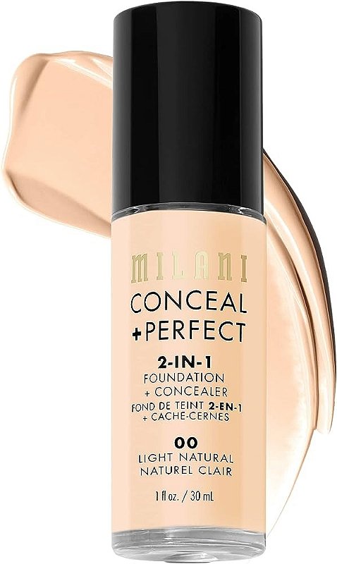 Base 2 em 1 Conceal + Perfect - Milani - Vintage Make Beauty
