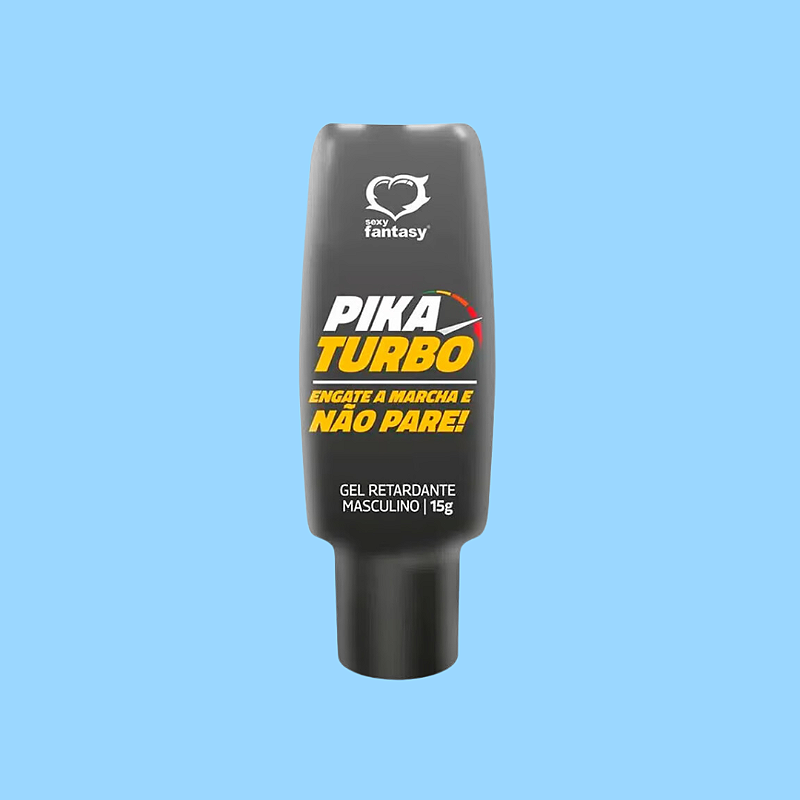 Gel Retardante Masculino Pika Turbo Com Efeito Quente Sexy Fantasy Vênus Sex Shop