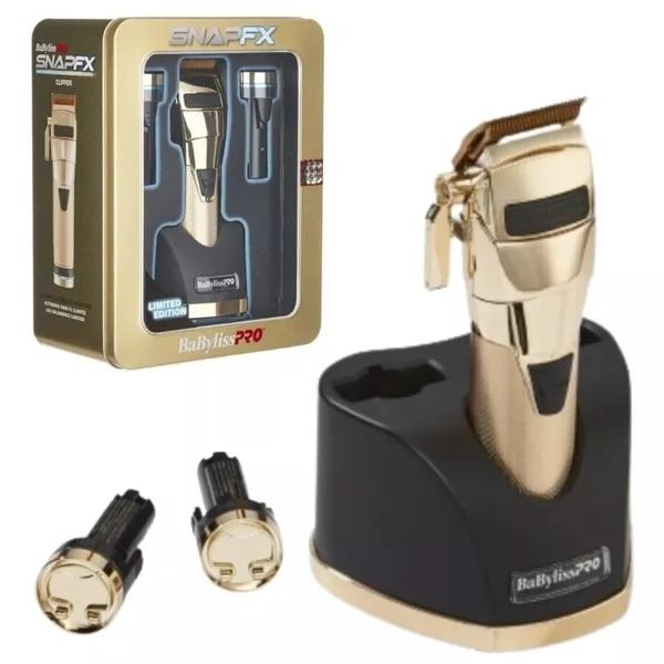 Máquina De Corte Babyliss Pro Snap Clipper Fx Bivolt Cor Dourado 110v ...