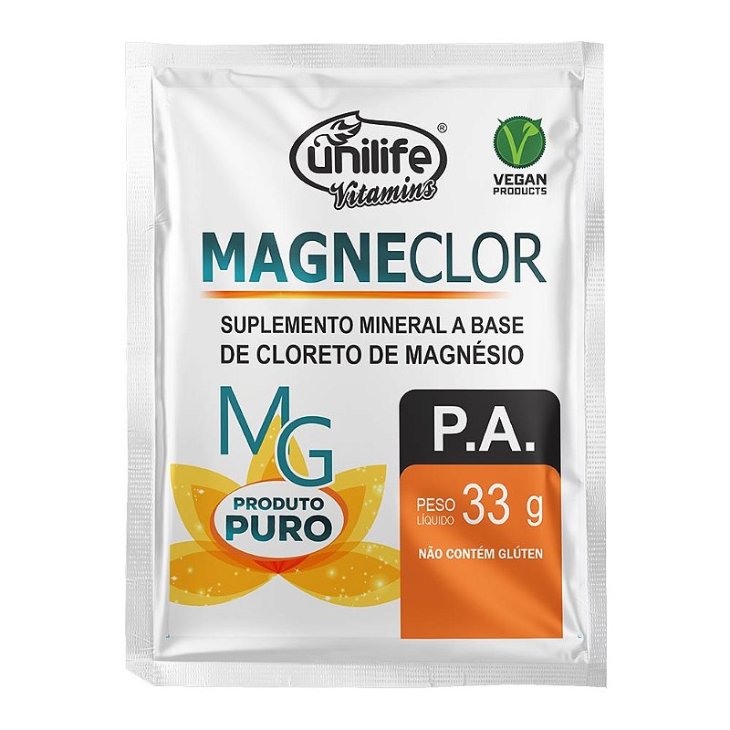 Cloreto De Magnésio P.A. Sachê Unilife 33g | Empório & Cia - Empório & Cia Produtos Naturais
