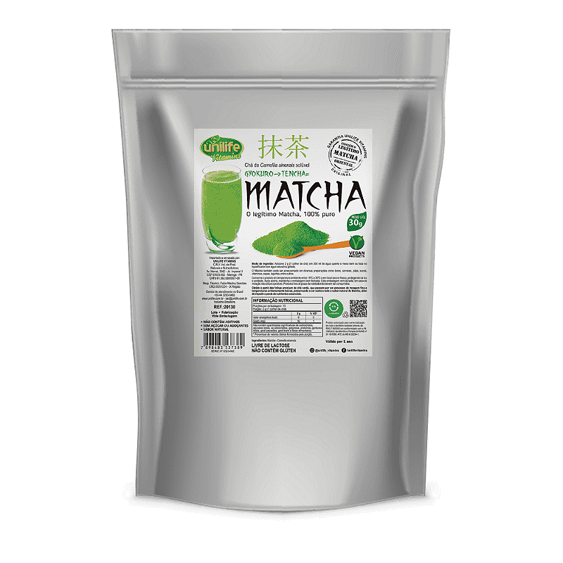 Matcha Unilife 30g - Empório & Cia Produtos Naturais