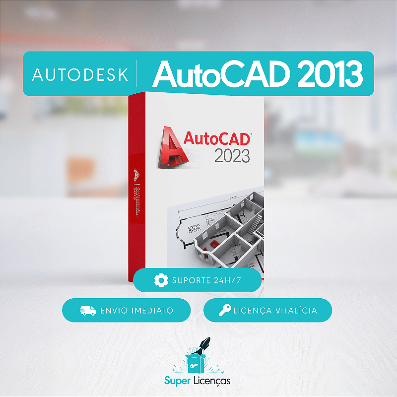 Autodesk AutoCAD 2013 Para Windows – Envio Imediato - Licença Vitalicia ...
