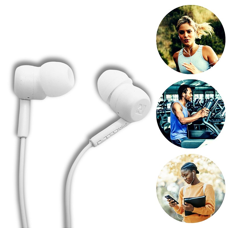 Fone de ouvido Intra-auricular com Microfone - GFTech Acessórios