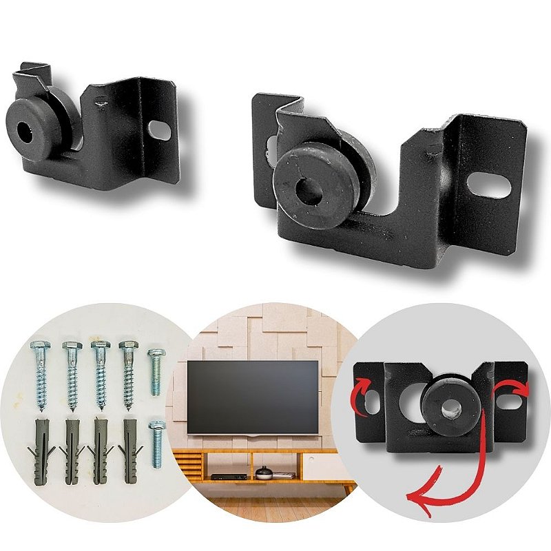 Suporte Fixo de parede TV Universal Slim 10 a 100 Polegadas - GFTech ...