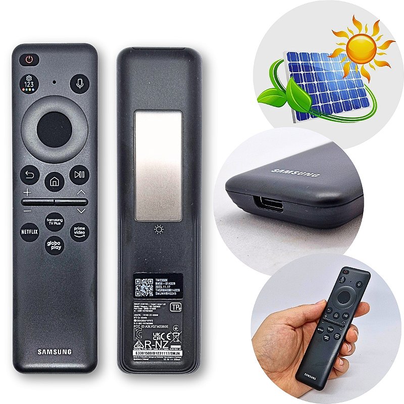 Controle Remoto SolarCell TM2360E TV Samsung Série 2023 - GFTech Acessórios