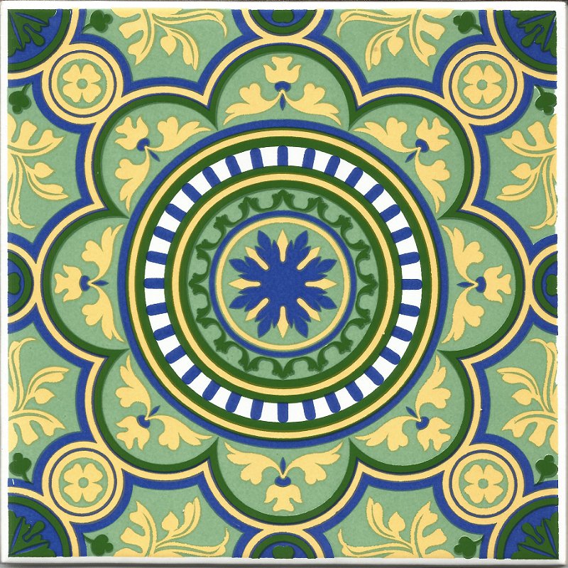 AZ 173 CECRISA 3,77mm - Azulejos Retrô