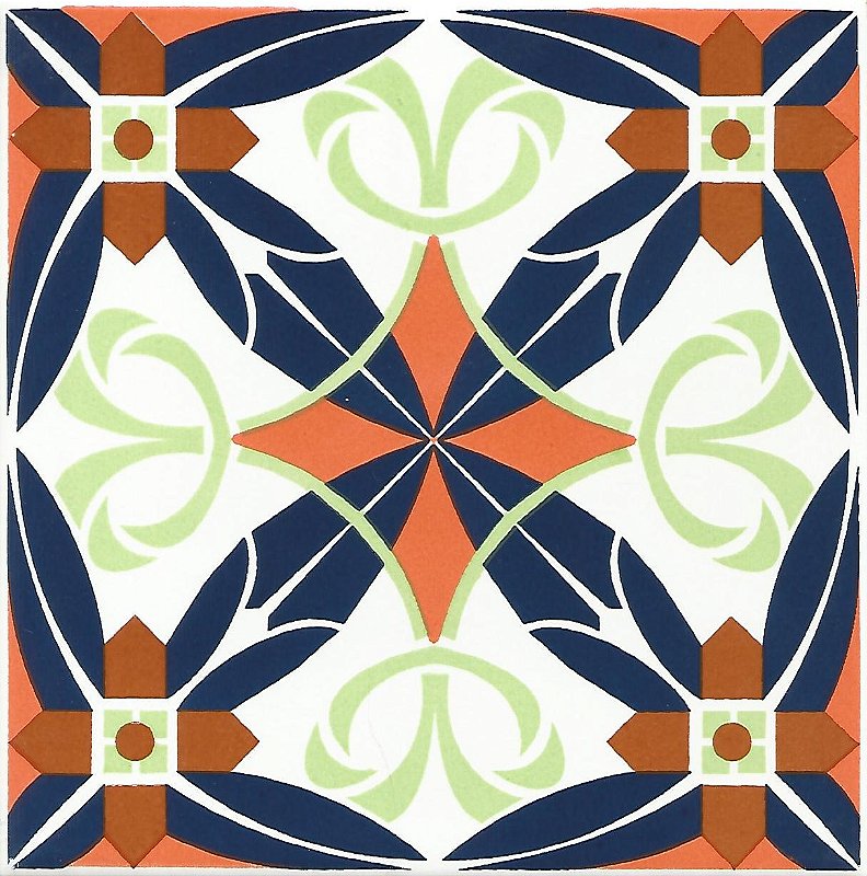 AZ 149 CECRISA 3,77mm - Azulejos Retrô