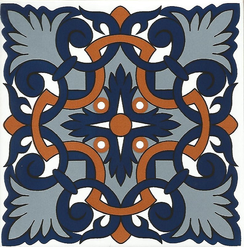 AZ 145A CECRISA 3,77mm - Azulejos Retrô