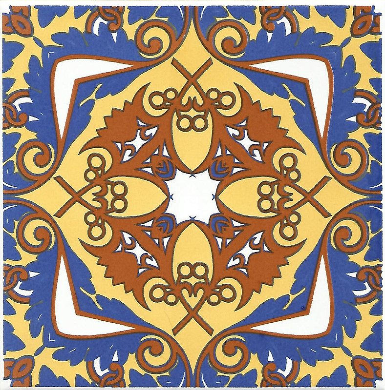 AZ 140 CECRISA 3,77mm - Azulejos Retrô