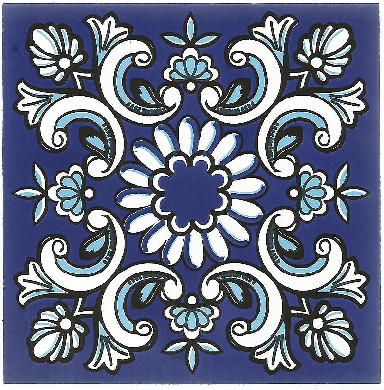 AZ 028A CECRISA 3,77mm - Azulejos Retrô