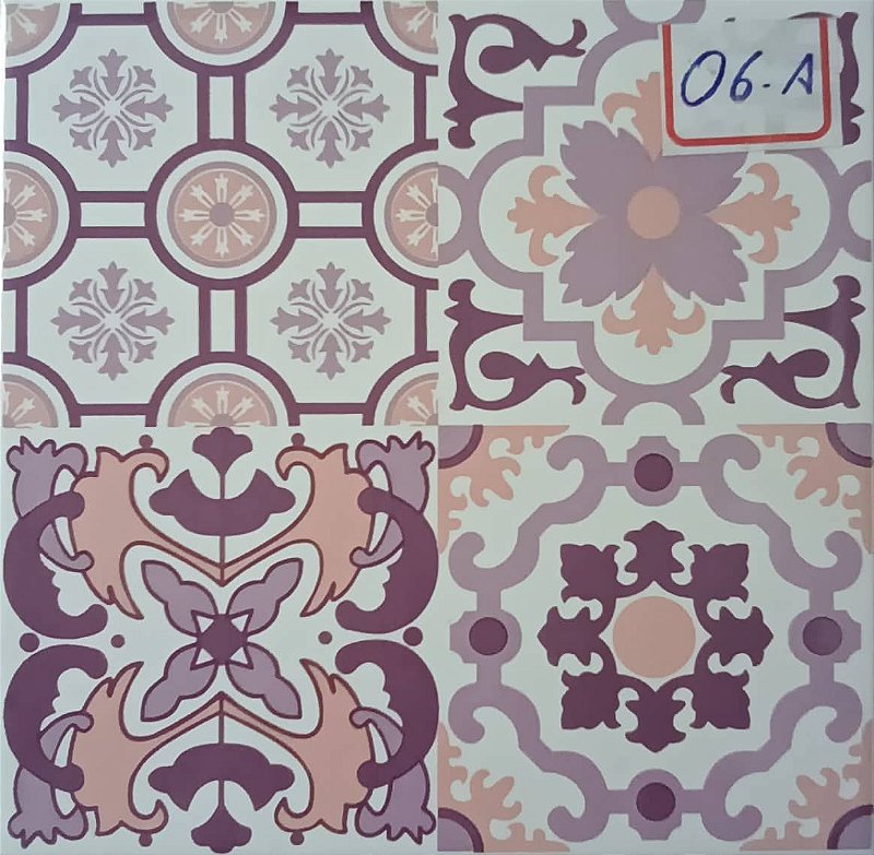Az 06A Cecrisa 20x20 3,77mm - Azulejos Retrô