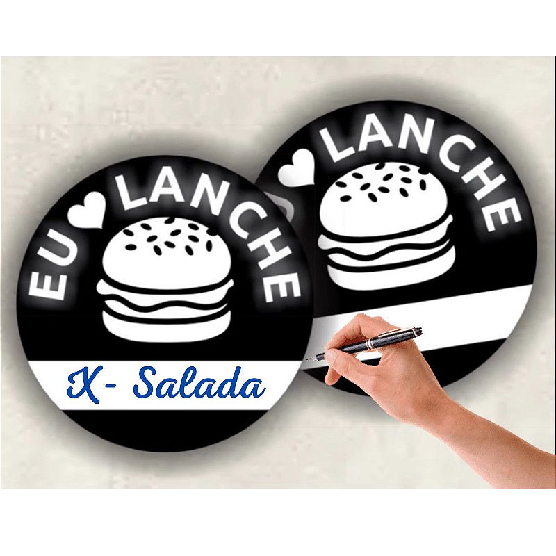 Lacre Para Delivery "EU AMO LANCHE" C/ 400 Unidades - LOUPPESHOP