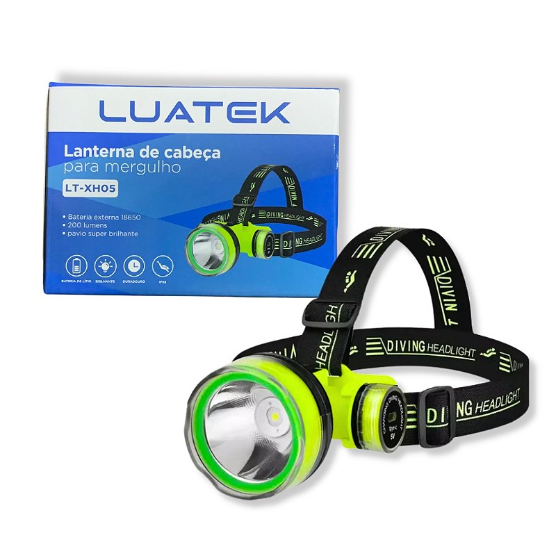LANTERNA DE CABECA LUATEK LT-XH05 - Gimix informatica