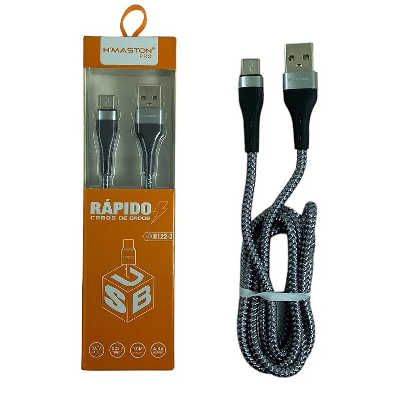 CABO USB MUNIDO DE CONEXAO, MARCA HMASTON REF:H122-3 - Gimix informatica