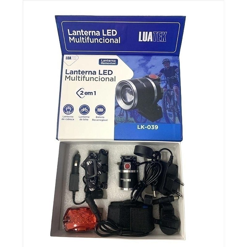 LANTERNA DE LED PARA CABECA LK-039 - Gimix informatica