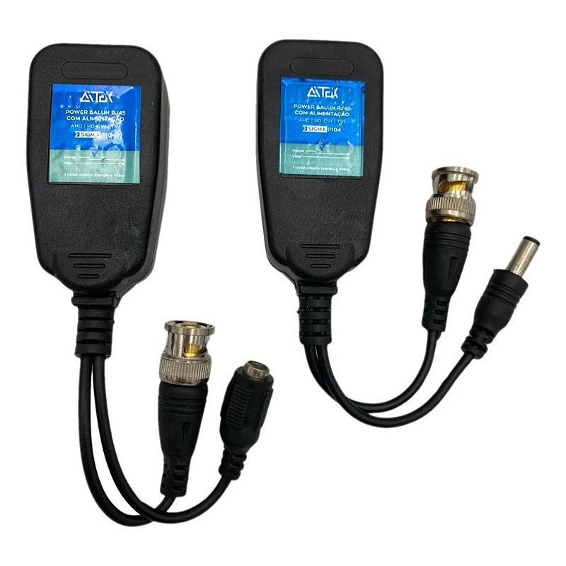 CONECTOR BALUN PARA TRANSMISSAO DE VIDEO MARCA AITEK SIGMA-P104 - Gimix ...