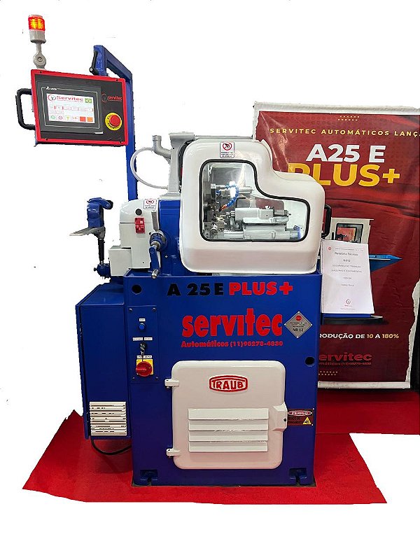Torno Automático Traub A25 E plus + com pinola dupla e NR12 ( Reformado ...