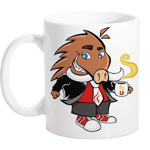 Caneca Branca Javali - Loja SouJava