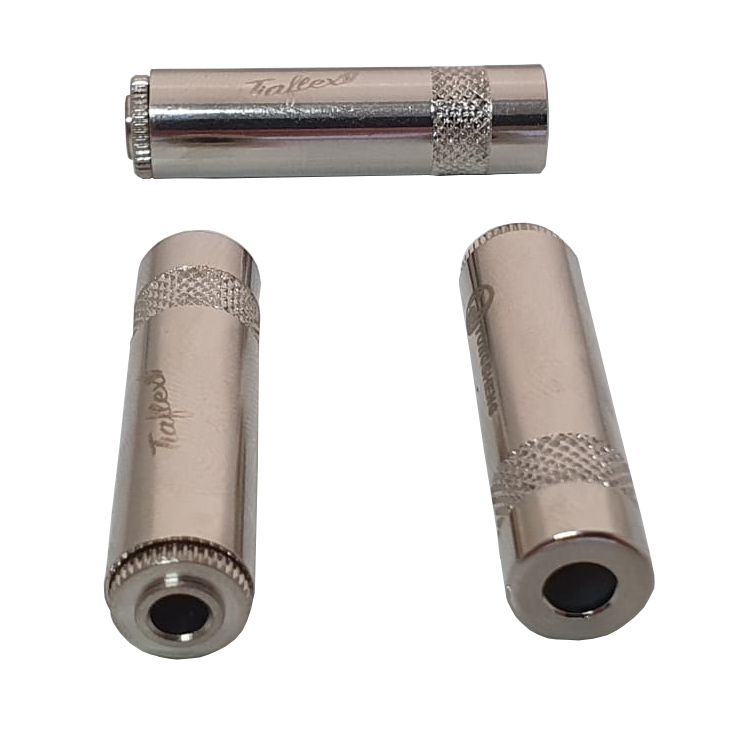 Conector P2 Stereo Fêmea - Tiaflex