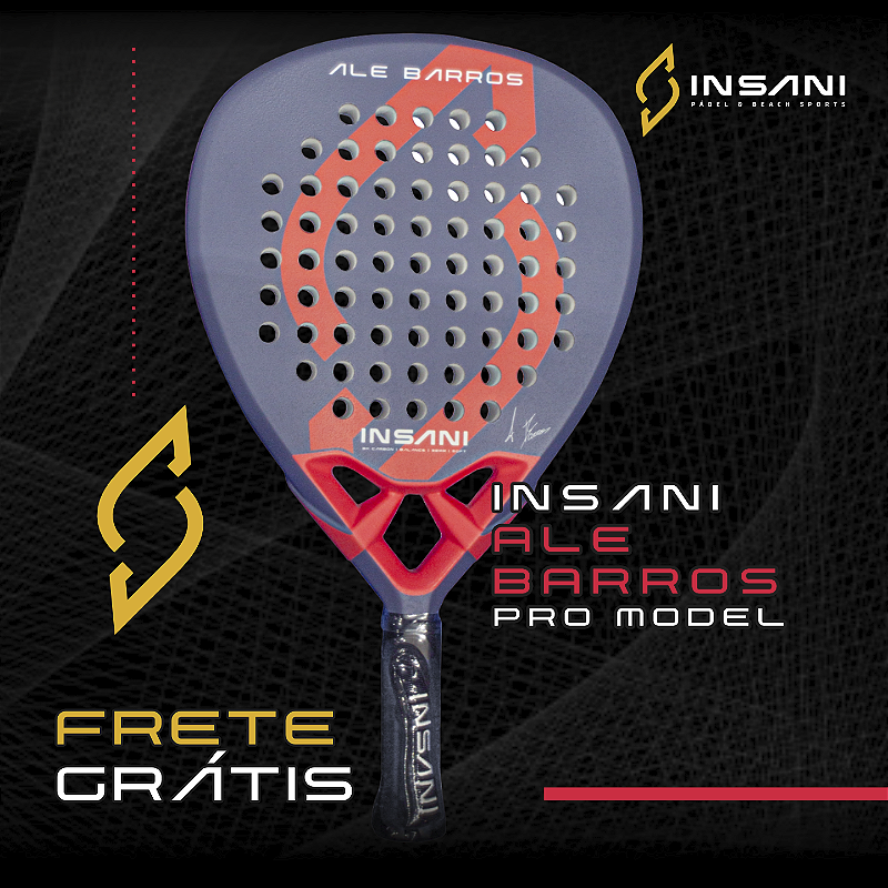 Raquete de Padel ALE BARROS PRO MODEL - Insani Sports