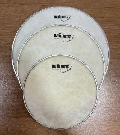 Kit de Peles Williams Vintage Tone (Retrô) Fusion (10”, 12”, 14”) - JR Drums