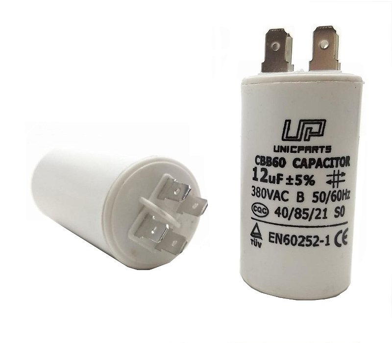 Capacitor 12 Uf 380V Plastico Com Terminal| Webinstalar - Web Instalar ...