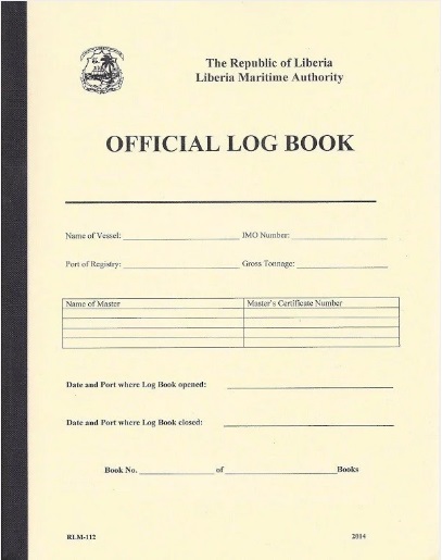LIBERIA RLM-112 OFFICIAL LOG BOOK | Life Safety - Life Safety