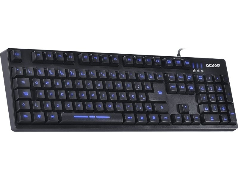 Teclado Gamer PCYES Apolo Blacklight AZUL - Codex Informática ...