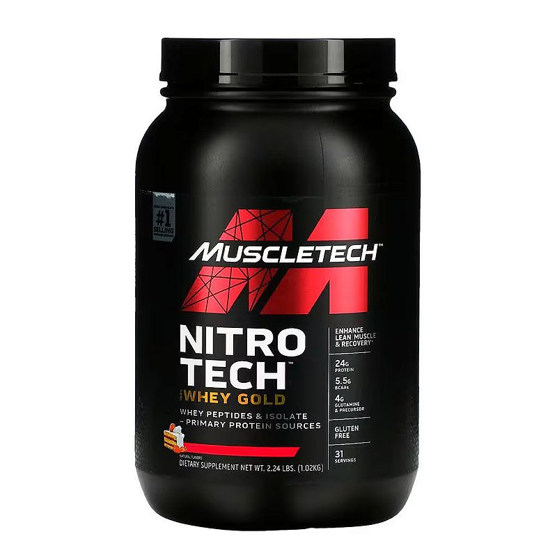 Nitro Tech Gold 907g - Muscletech - Fábrica de Atletas Suplementos