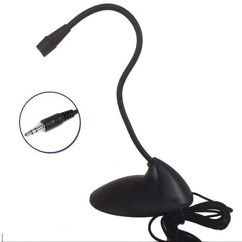 Microfone para Computador Microfone para Computador - PRETO - 84090 ...