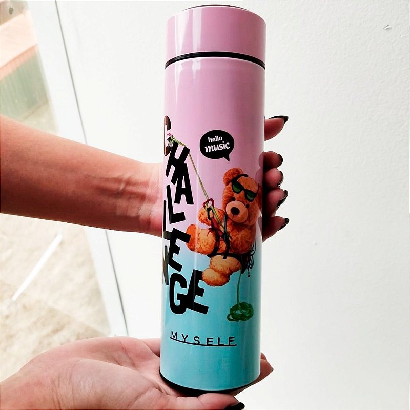 Garrafa Térmica Infantil 500ml Inteligente Digital Led - 82985 - ARCO ...