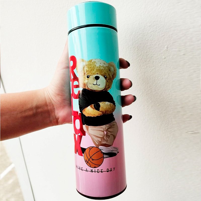 Garrafa Térmica Infantil 500ml Inteligente Digital Led - 82985 - ARCO ...