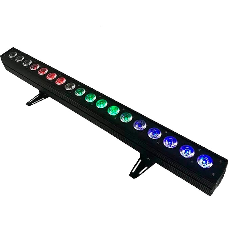 Ribalta Led 18 Leds 180w Rgb Dmx Para Festas Bivolt - 80903 - ARCO ÍRIS LED