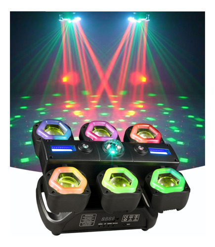 Mini Moving Beam 120w Rgb Cristal Mágico Barra Luz Festa Dmx - 81924 ...