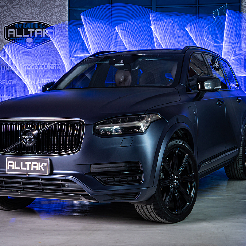 Adesivo Alltak Satin Gotham Blue Metallic - BW Adesivos