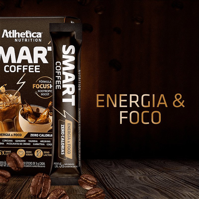 Smart Coffee Stick Display 20 Unidades - Atlhetica - Loja Pro Fitness