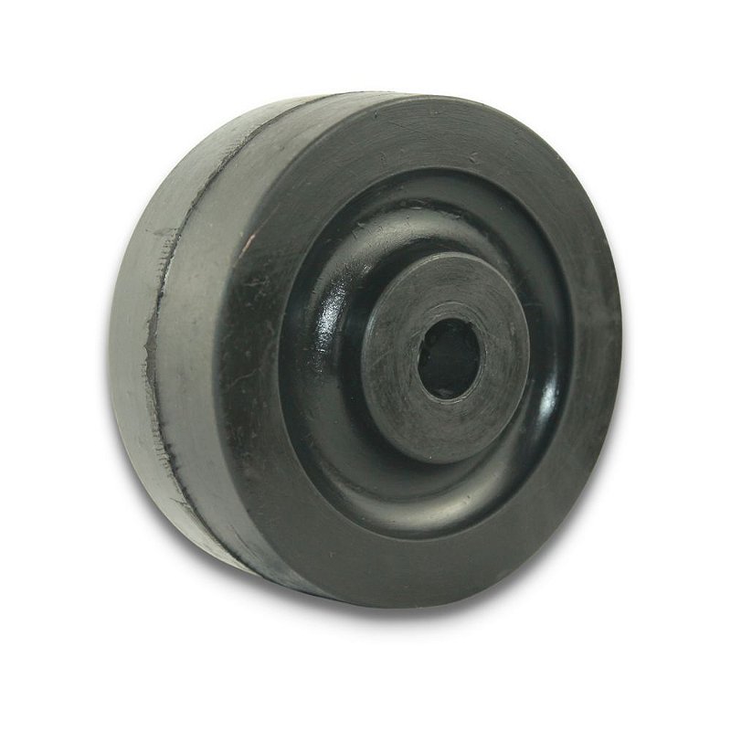 Roda 414 (4pol) em Borracha Maciça para Rodizio - Casa das Correias e ...