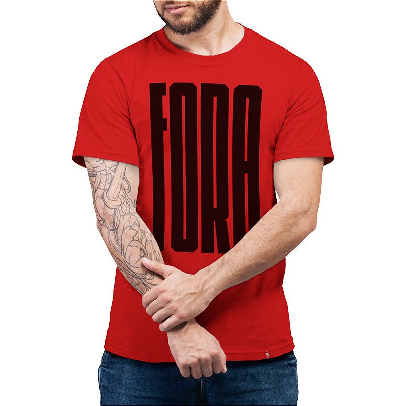 Fora - Camiseta Basicona Unissex - El Cabriton Camisetas! Vamos colocar ...