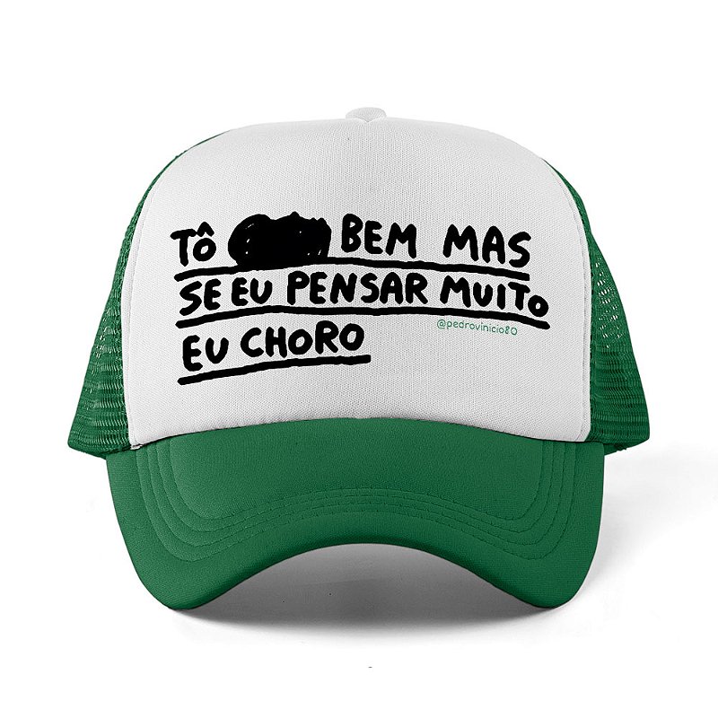 Tô Bem - Boné - El Cabriton Camisetas! Vamos colocar mais arte no mundo?