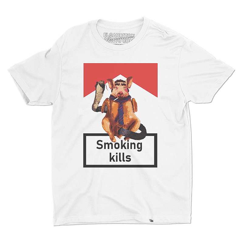 Fumar Mata de Lucas Gerosa - Camiseta Basicona Unissex - El Cabriton ...