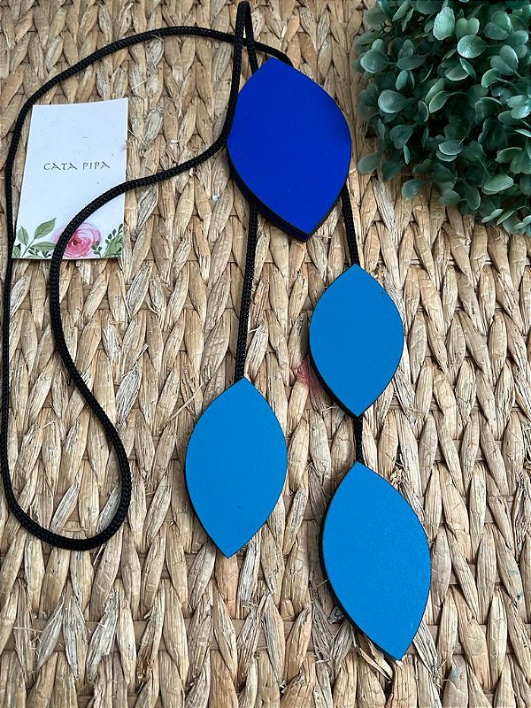 Colar Folha Mdf - Cata Pipa