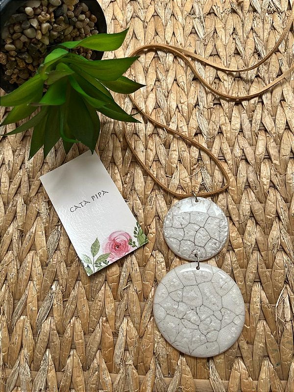 Colar Craquele - Cata Pipa