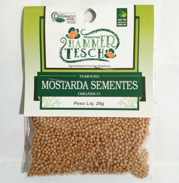 Mostarda em sementes orgânica - 20g - Ecovita - Produtos orgânicos ...