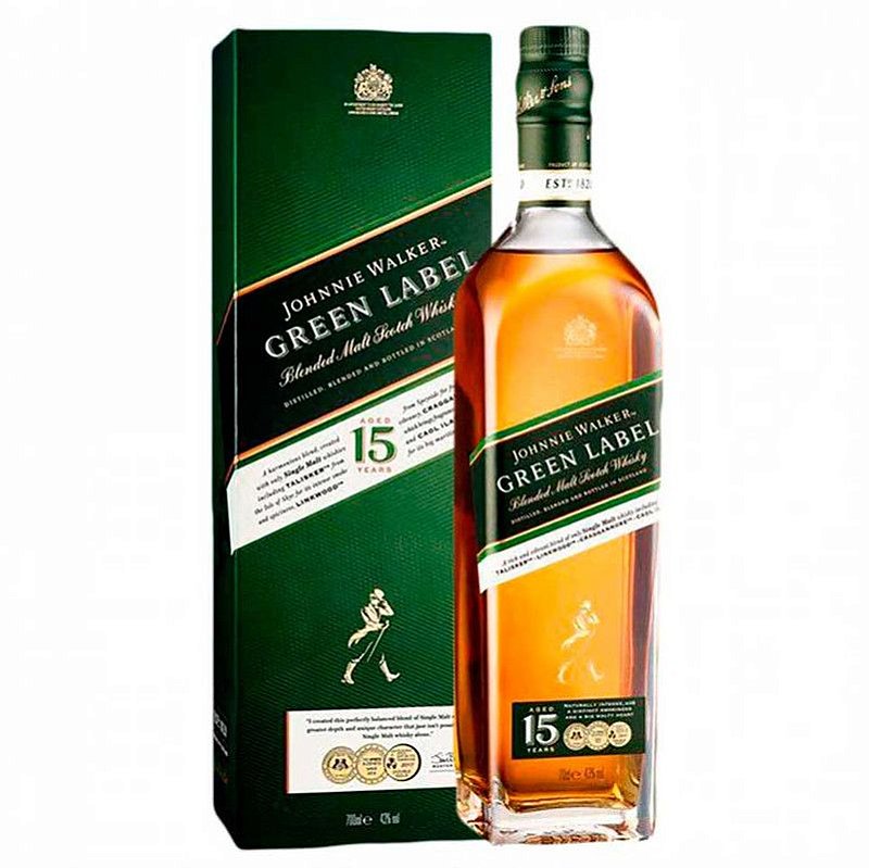 WHISKY JOHNNIE WALKER GREEN LABEL 750 ML - Selezione Fasano