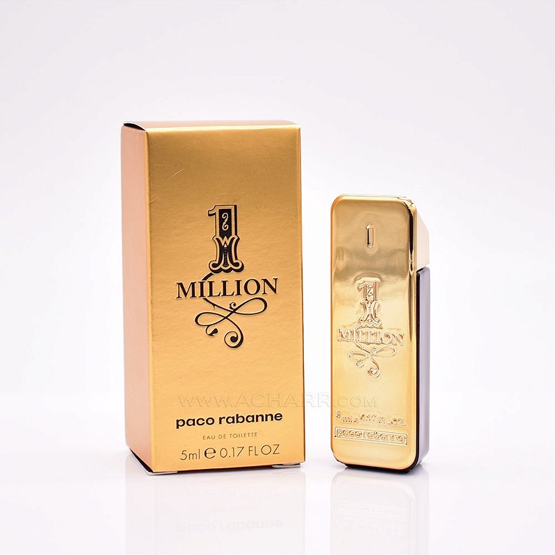 Miniatura Masculino - Paco Rabanne One Million - Roma Perfumaria
