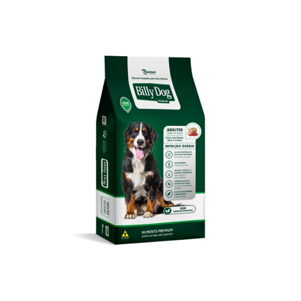 Ração Billy Dog Refeição Diária sem Corantes Artificiais - Alimpet