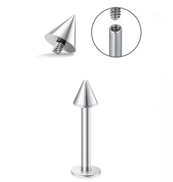 Labret Spike - Branca Joalheria