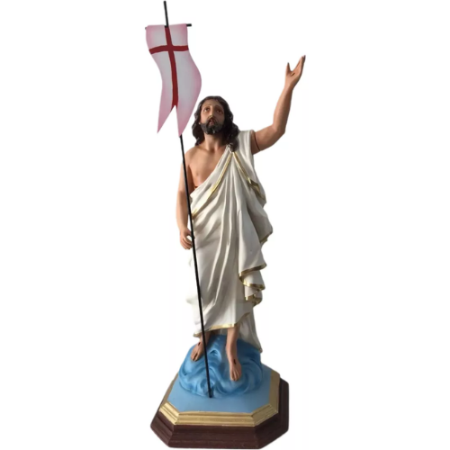Imagem de Jesus Ressuscitado 66cm em Resina - Loja Todos os Santos ...
