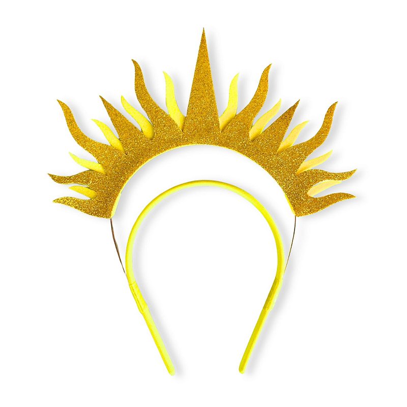 01 Tiara Sol Fantasia Bloquinho Carnaval Festa Euforia - DHS SHOP ...